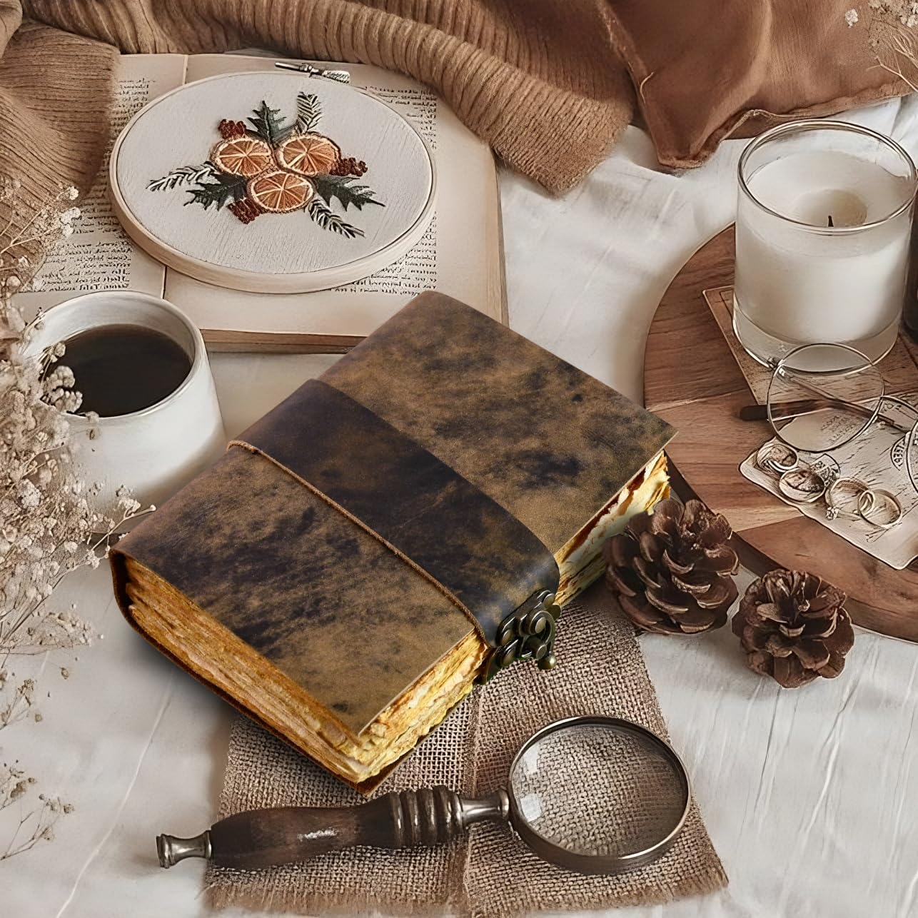 Buff Leather Journal – MNM HANDICRAFTS